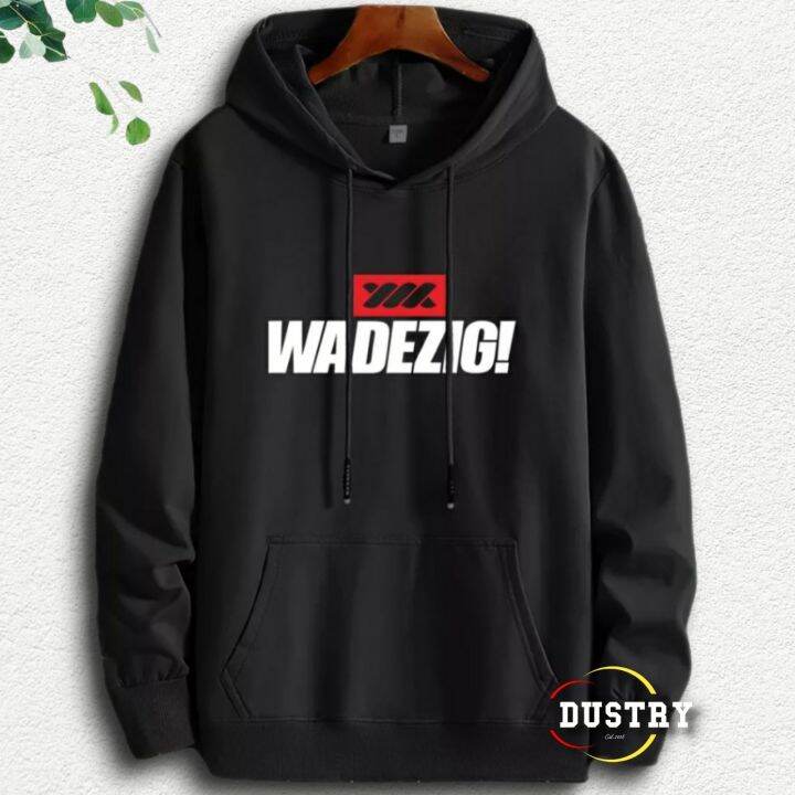 WADEZIG - Sweater Hoodie Pria Distro Original Warna Polos Hitam Unisex ...