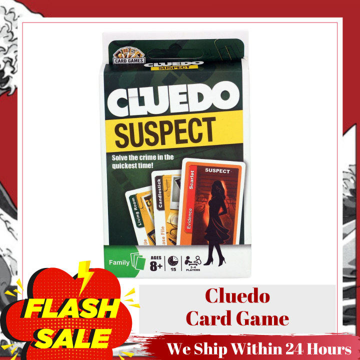 Cluedo Suspect Card Game Mental Logical Reasoning Indoor Party Game ...