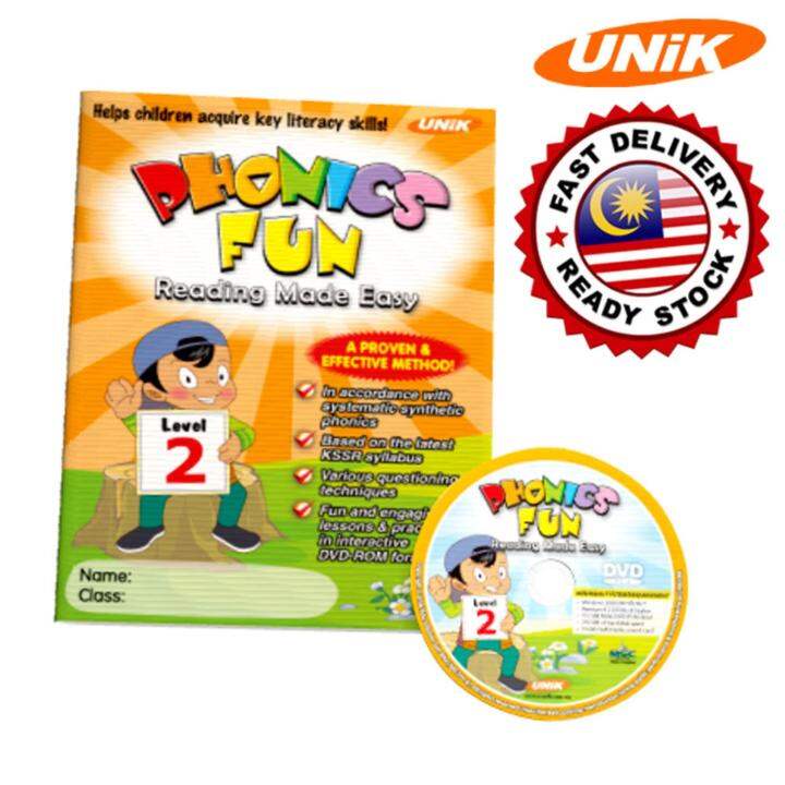 UNIK Phonics Fun Level 2 (Fonik Inggeris KSSR & LINUS) | Lazada
