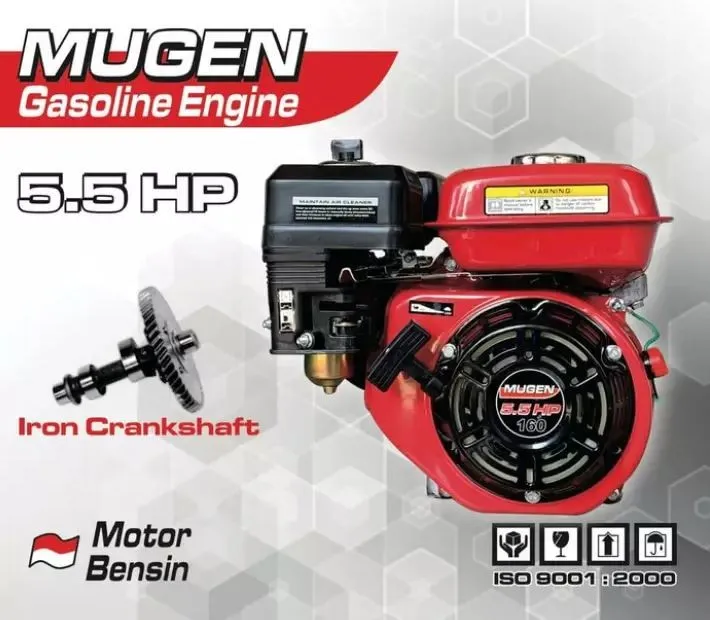 MUGEN 5.5HP MESIN KATINTING PENGGERAK SERBAGUNA 5.5HP MUGEN GX-160 ...