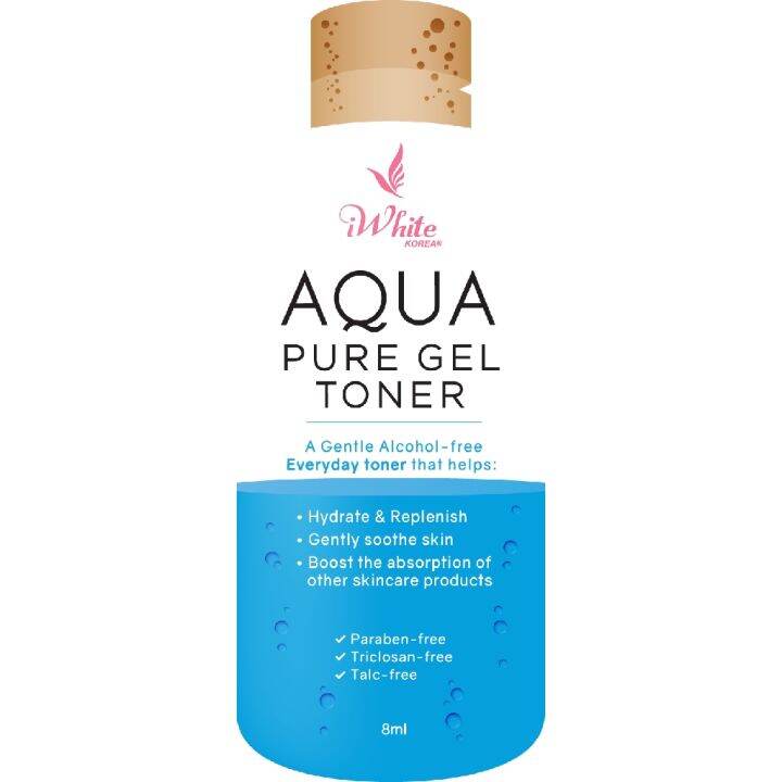 iWhite Korea Aqua Pure Gel Toner Sachet 8ml | Lazada PH
