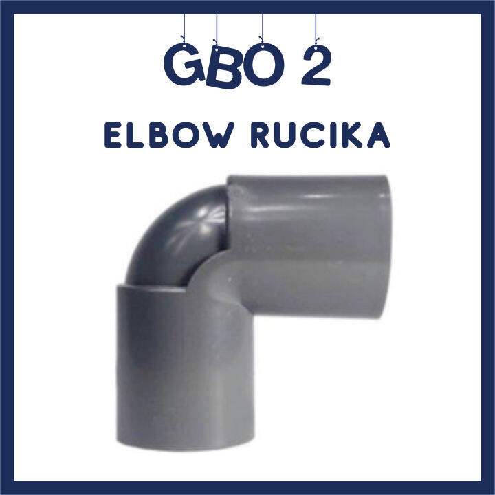 RUCIKA - ELBOW (AW) 3" / KENI / KNEE / BELOKAN PIPA | Lazada Indonesia