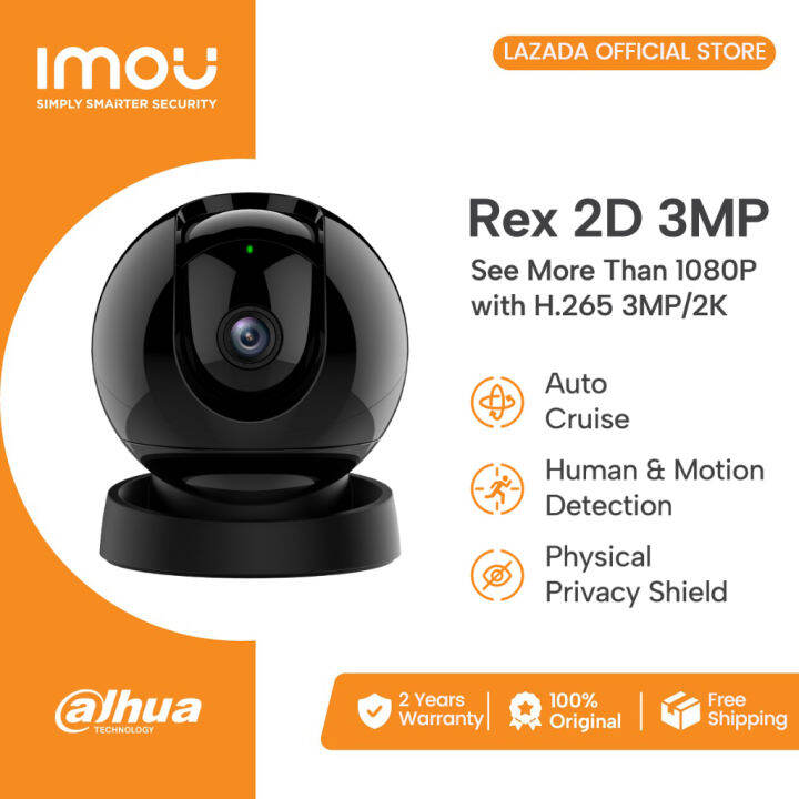 IMOU REX 2D / 3D 3MP 5MP Wireless CCTV Camera IP Security Camera with ...