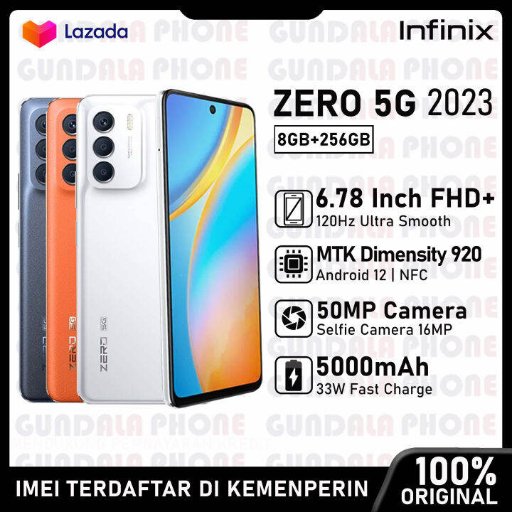 Infinix Zero 5G 2023 - RAM 13GB, Camera 50MP, MediaTek Dimensity 920 5G Fast Charge 33W ...