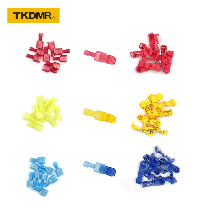 【CW】 T Tap Wire Connectors Self Stripping Quick Splice Electrical Wire ...