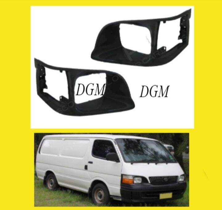 Toyota Hiace Van 1999-2004y LH113 LH172 RZH112 Head lamp Rim / Head Lamp Cover Right (Kanan ...