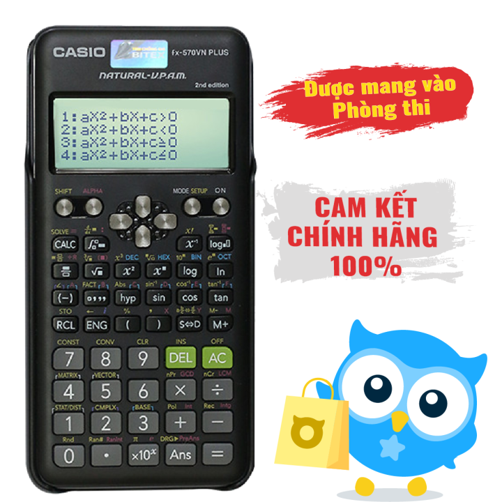 Máy tính Casio FX-570 VNX Plus New - Chính hãng, bảo hành 7 năm | Lazada.vn