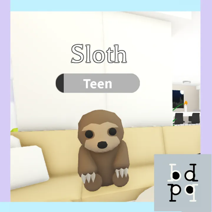 Sloth Adopt Me Pets Roblox | Lazada PH
