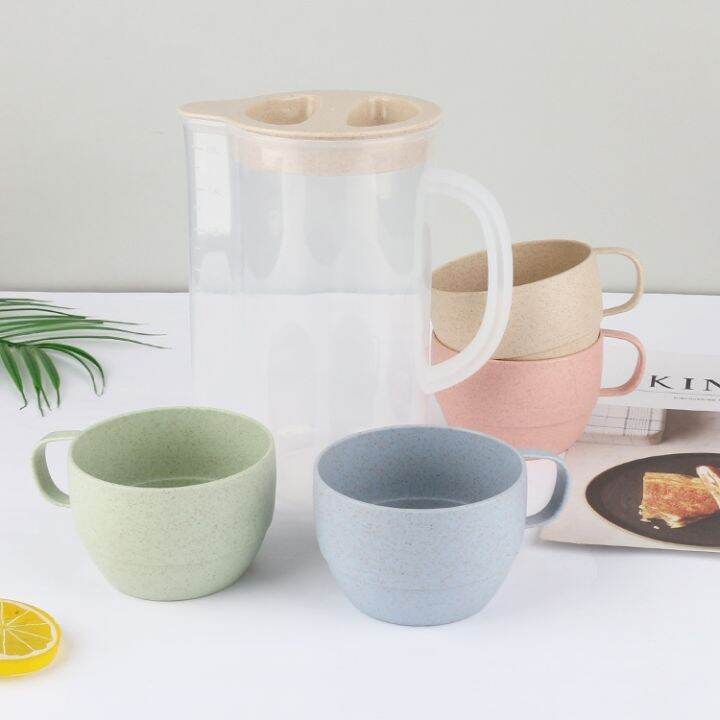 Teko Set 5 in 1 / Teko Jerami Set 5 in 1 / Set Teko Gelas Beranak 1,2 ...