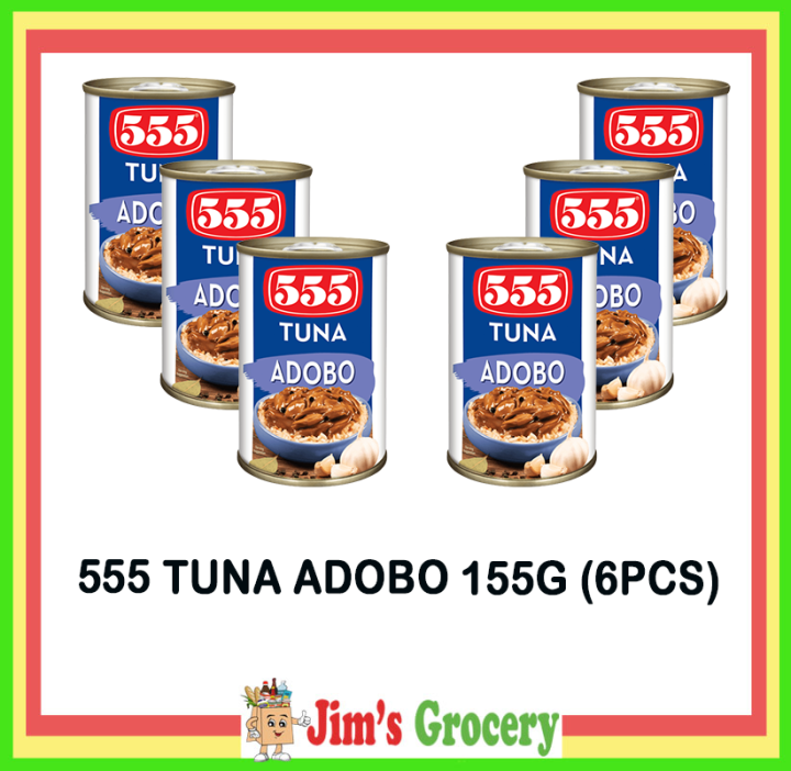 JIM'S 555 TUNA ADOBO 155G (SOLD BY 6PCS) | Lazada PH