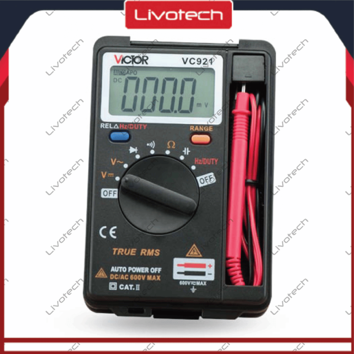 Zotek VC921Multimeter Digital Avometer Multi Tester AC DC VC-921 ...