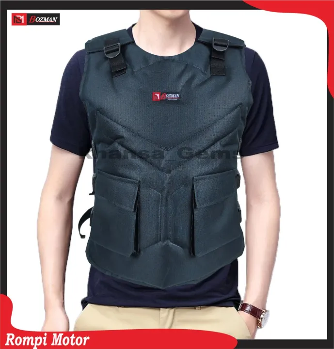 ROMPI MOTOR ANAK TEBAL ANTI ANGIN PELINDUNG DADA TOURING SEPEDA MOTOR ...