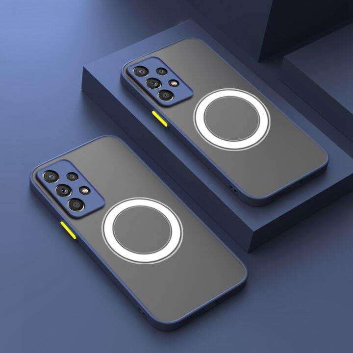 Floveyoo For Magsafe Phone Case For Samsung Galaxy S23 S22 S21 S20 Ultra Plus FE A54 A53 A52 A34 ...