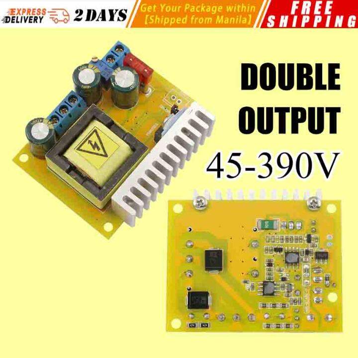 45-390V DC-DC Boost Converter Step Up Power Supply Module High Voltage ZVS Capacitor Charging ...