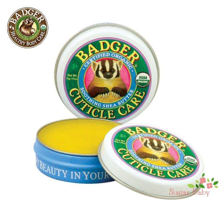 Badger Company Organic Cuticle Care Soothing Shea Butter (21 g) บาล์ม ...