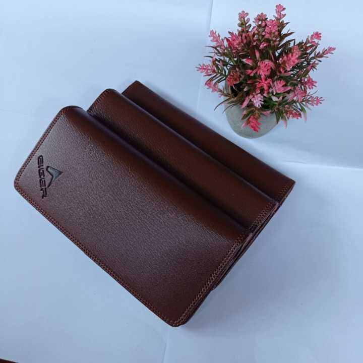 Dompet panjang eiger lipat 3 dompet kulit pu premium pria dan wanita ...