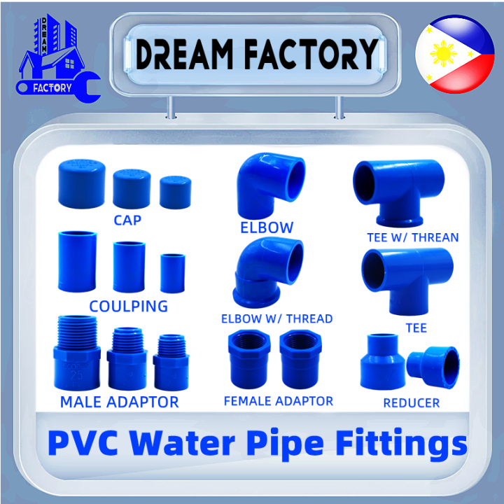 PVC Blue Water Pipe Fittings Wholesale Elbow,Tee,Plug,Male Female ...