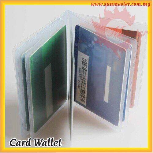 PVC IC Card Wallet | ID Card Holder Transparent PVC with 2/4/6/8 Pocket ...