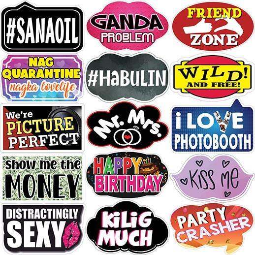 Photobooth Props 15pcs | Lazada PH
