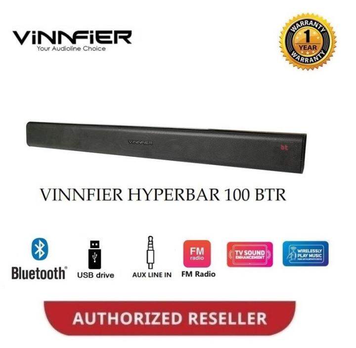 VINNFIER HYPERBAR 100 BTR WIRELESS SOUNDBAR | Lazada