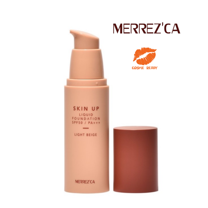 Merrezca Skin Up Liquid Foundation SPF 50 PA+++ รองพื้นเมอเรซก้า กันน้ำ ...