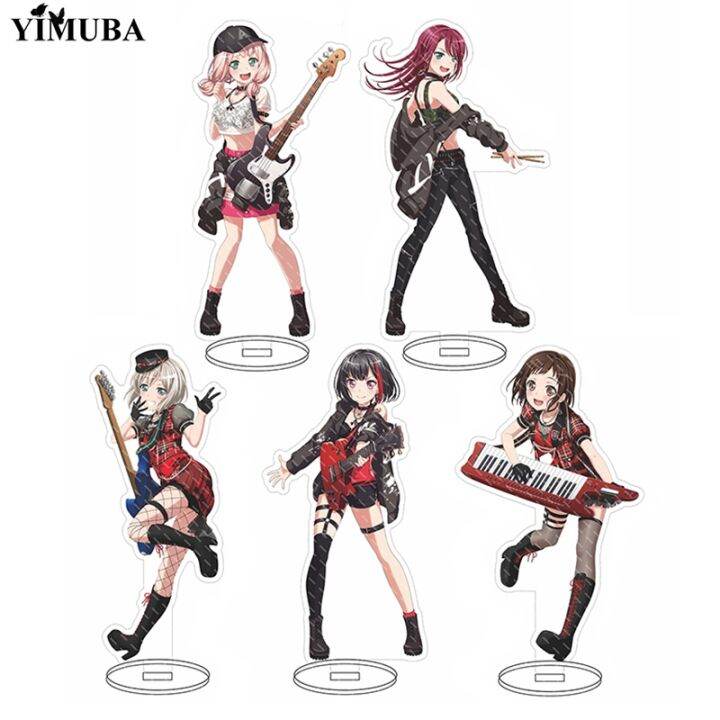 Hot Afterglow BanG Dream! Cute Anime Figures Acrylic Stand Model Plate ...