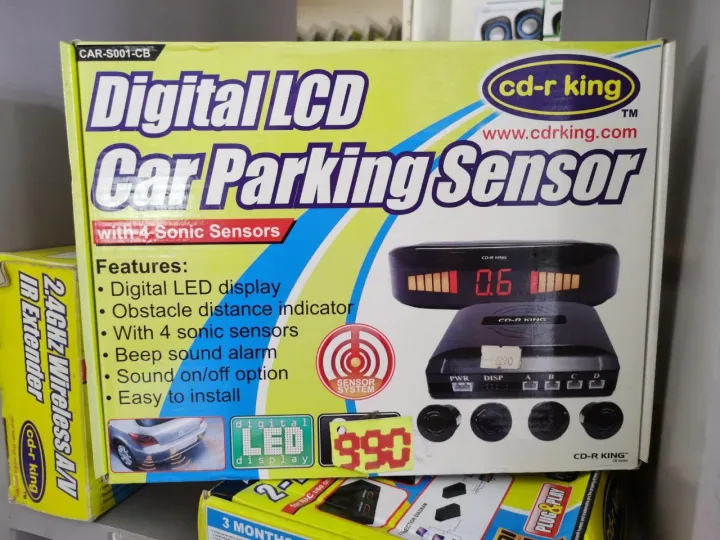 Cd-r king Digital LCD car parking sensor CAR-S001-CB | Lazada PH