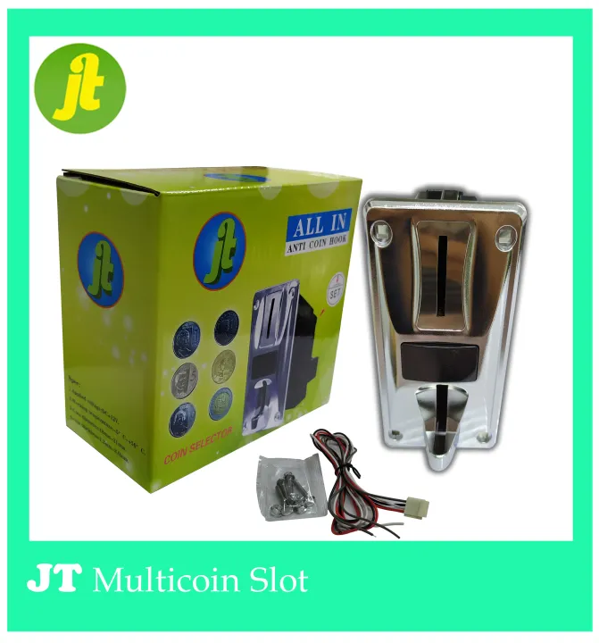 JT Multi-coin Slot anti hook Design , coinslot Already set to NEW and ...
