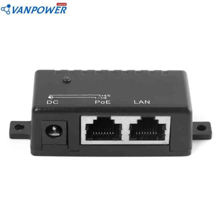 100Mbps POE DC Power Over Ethernet RJ45 POE Injector Splitter Wall ...