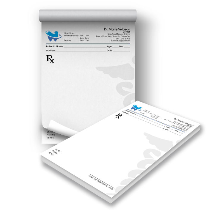 FTLP | Personalized Prescription Pad | Design for Dental Doctors ...
