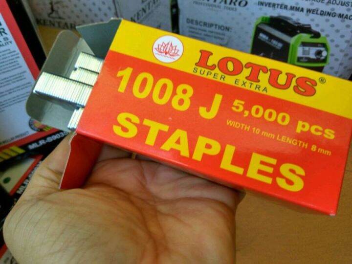 Isi Staples Tembak Refill Staple Gun 10 x 8mm isi 5000pcs berkualitas ...