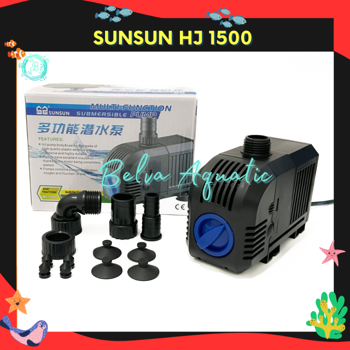 Pompa Celup Sunsun Hj 1500 Pompa Aquarium Hidroponik 25 Watt | Lazada ...