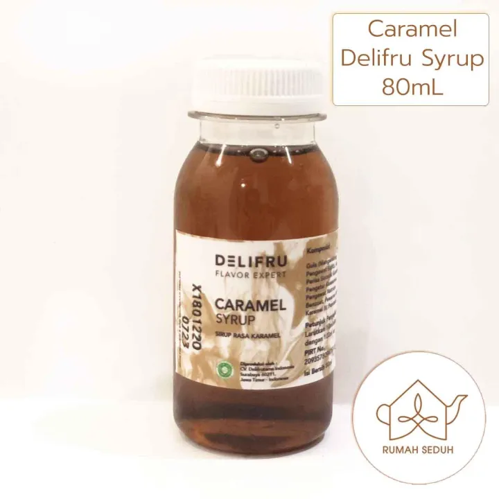 Delifru Caramel Syrup 80mL - Sirup Karamel cocok untuk kopi dan susu | Lazada Indonesia