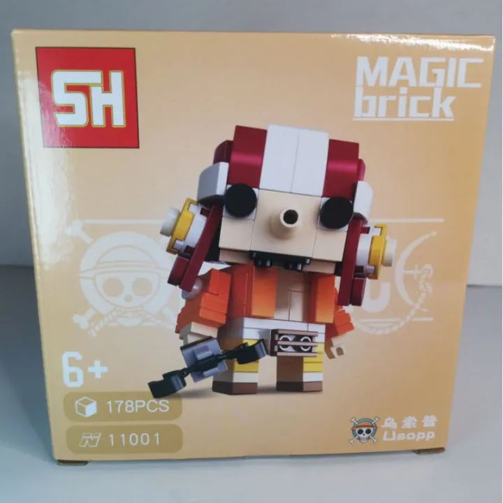 ONE PIECE Building Blocks LEGO Compatible Luffy Zoro Nami Sanji Brook ...