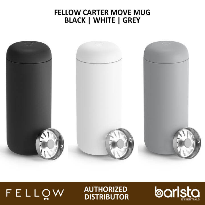 Fellow Carter Move Mug 16oz (473mL) or 12oz (355mL) Matte Gray Matte ...