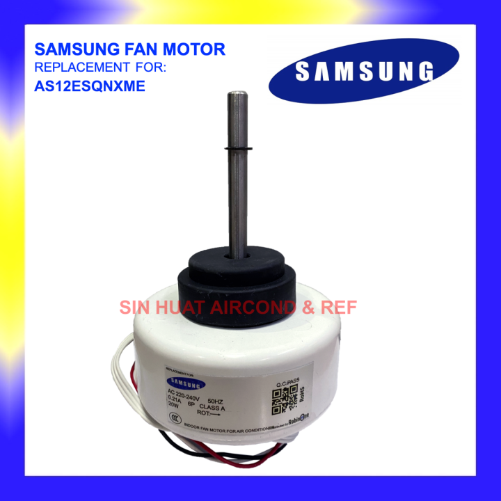 Samsung Indoor Fan Motor SAMSUNG AS12ESQNXME Replacement Motor Indoor ...