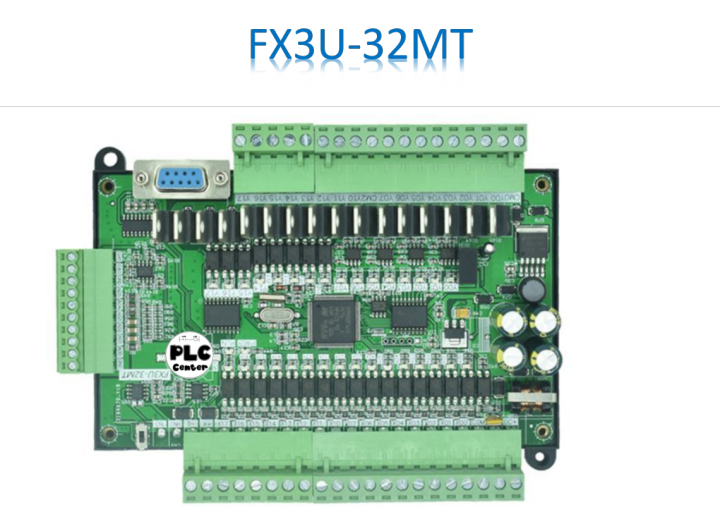 PLC BOARD FX3U-32MT Analog Input 6ch. Analog output 2ch. RS485+RTC function | Lazada.co.th