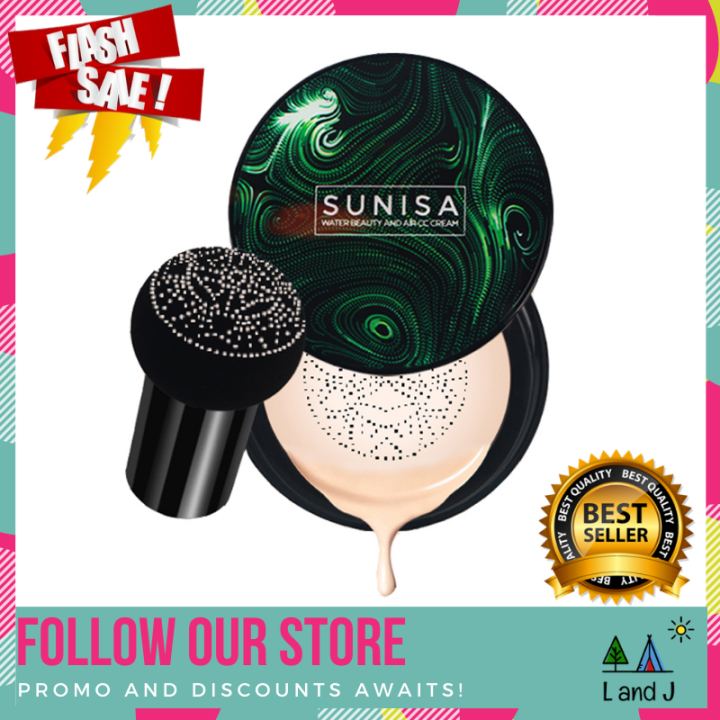Original Waterproof Sunisa Natural Brightening Beauty Make-up Mushroom ...