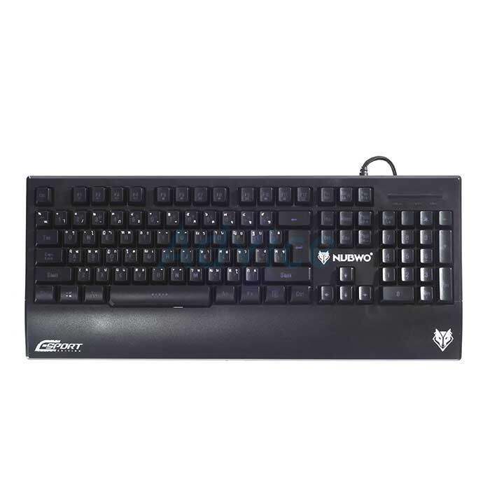 NUBWO USB Keyboard (NK-30) 'VAKANT' Black | Lazada.co.th