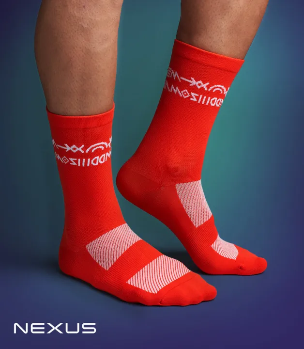 HEIRO NEXUS SOCKS (RED) | Lazada PH