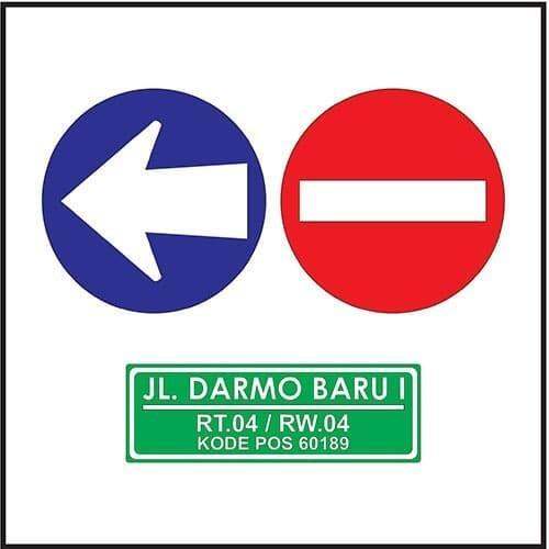 RAMBU PETUNJUK ARAH, PERBODEN DAN NAMA JALAN - BANGUN BERKAH | Lazada ...