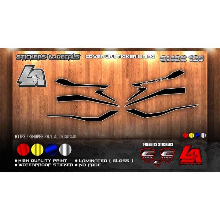 Honda Click v3 Decals sticker Cover Up | Lazada PH