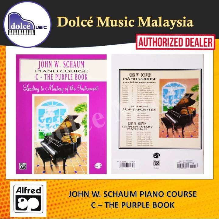 Alfred - John W. Schaum Piano Course C - The Purple Book | Lazada