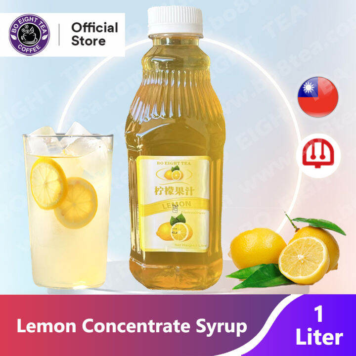 LEMON CONCENTRATE SYRUP 1L TAIWAN 博霸柠檬浓缩果汁 Jus Lemon Pekat/ Fruit Juice ...