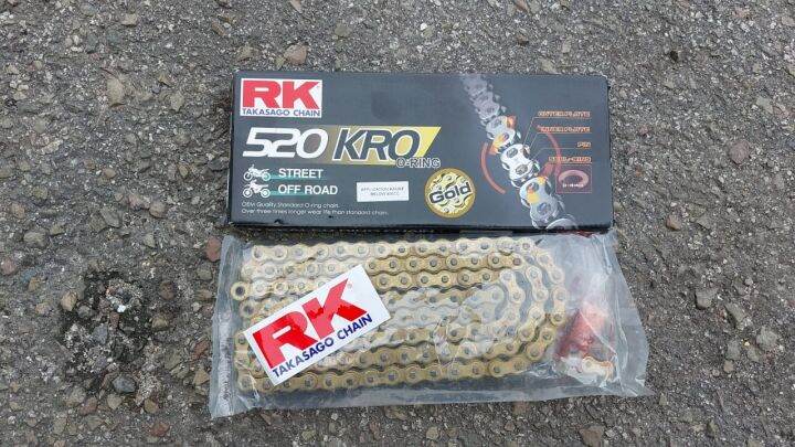 RK CHAIN O-RING 520 KRO GOLD 120L | Lazada