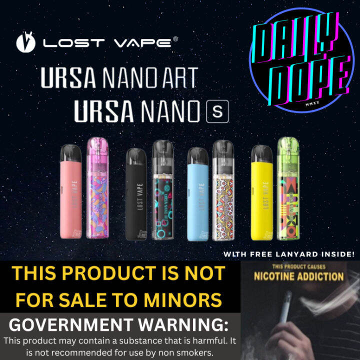 149 ONLY {Legit} Lostvape Ursa Nano S & Ursa Nano Art 2023 Limited ...