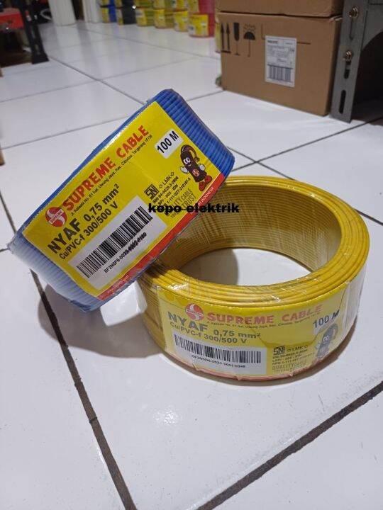 Kabel Supreme NYAF 0.75mm 100 meter | Lazada Indonesia