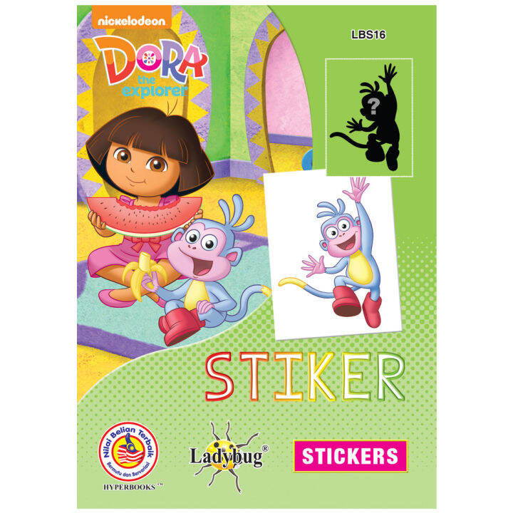 Dora The Expiorer Stiker 4 Pages B6 Size LBS 16 | Lazada