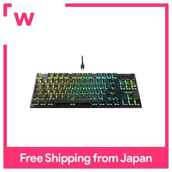 Roccat VULCAN TKL Pro Compact Optical RGB Gaming Keyboard US English ...