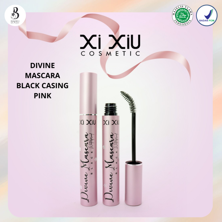 XI XIU DIVINE MASCARA BLACK WATERPROOF CASING PINK | Maskara | Pelentik Bulu Mata | Waterproof ...